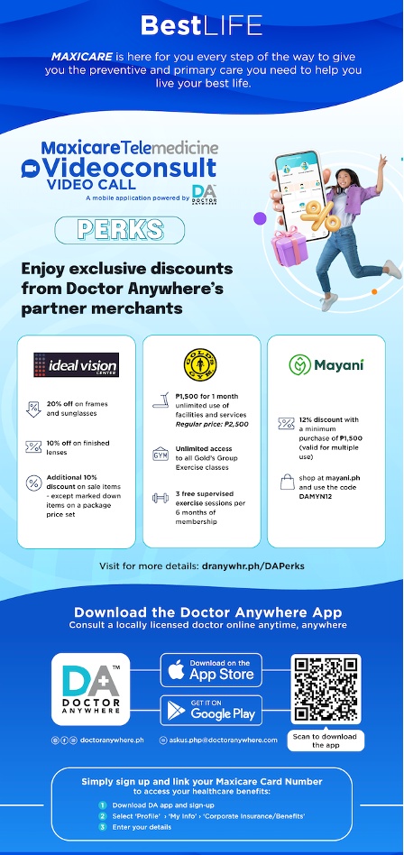 Enjoy freebies & discounts, just download the Doctor Anywhere app ...